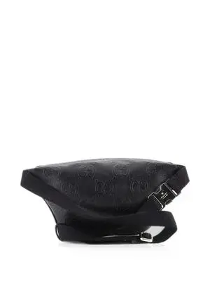 Gucci Gg Embossed Perforated Leather Small Belt Bag