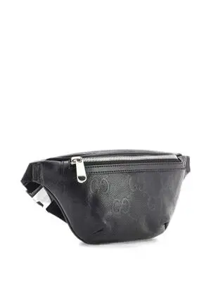 Gucci Gg Embossed Perforated Leather Small Belt Bag