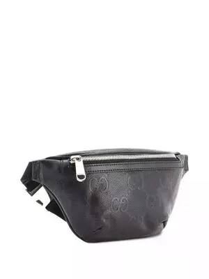 Gucci Gg Embossed Perforated Leather Small Belt Bag