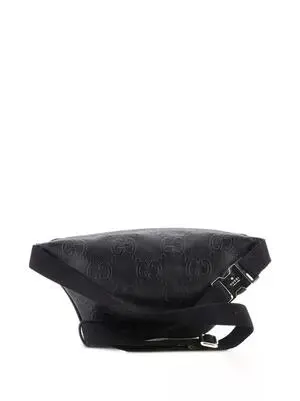 Gucci Gg Embossed Perforated Leather Small Belt Bag