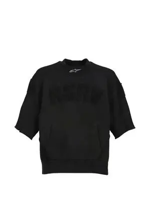 ALPINESTARS Logo-embroidered Raw-edge T-shirt