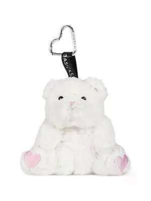 BASICKS A Kuma Logo-print Keyring - White