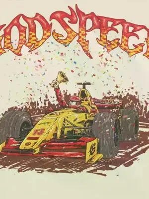 GODSPEED F1 Dreams Graphic-print T-shirt - Neutrals
