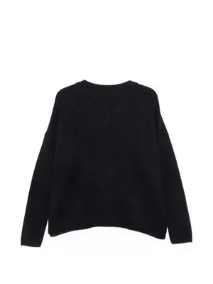 Apuntob Fine-knit Drop-shoulder Sweater