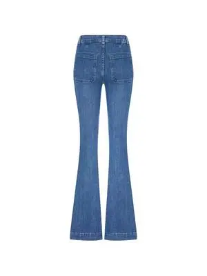 Seafarer Patch-pocket Flared Jeans