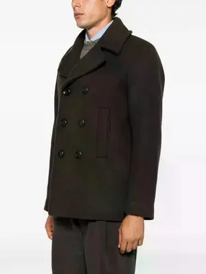 Sandro Double-breasted Welt-pocket Coat