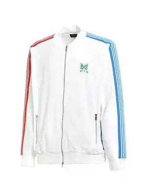 BREATH Needles Stripe-detail Velour Track Jacket - White