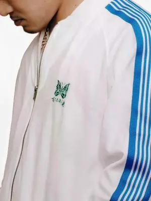 BREATH Needles Stripe-detail Velour Track Jacket