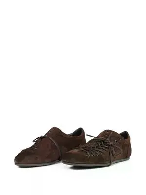 NO/FAITH STUDIOS Asymmetric Suede Sneakers