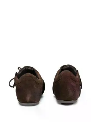 NO/FAITH STUDIOS Asymmetric Suede Sneakers