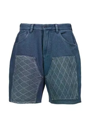 PORTER CLASSIC Kendo Diamond-quilted Shorts