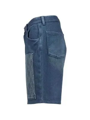 PORTER CLASSIC Kendo Diamond-quilted Shorts