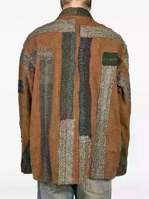 By Walid Patchwork Embroidered Jacket