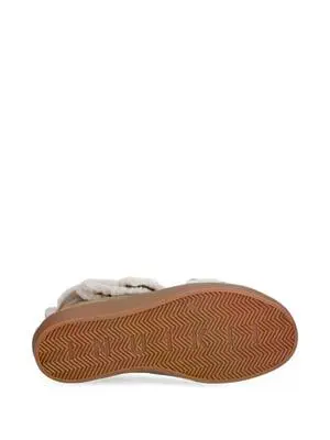 Inuikii Shearling-trim Touch-strap Sneakers