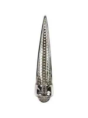 HUGO KREIT Crystal-embellished Nail Ring