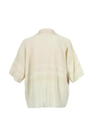 WALES BONNER Calm Knit Polo Shirt