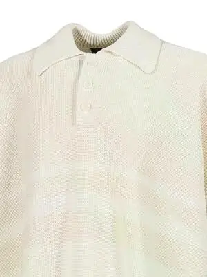 WALES BONNER Calm Knit Polo Shirt