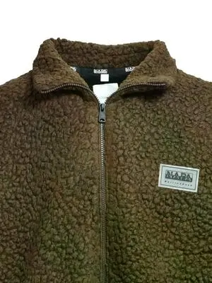 NAPA BY MARTINE ROSE Fleece Zip-up Jacket - Brown