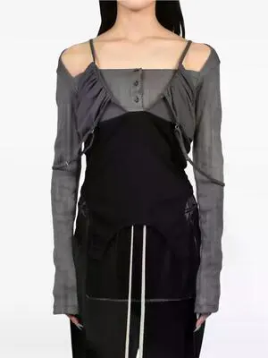 SRVC STUDIO Layered Cut-out Top