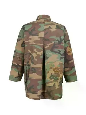 PORTER CLASSIC Camouflage-print Overshirt