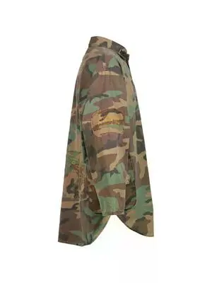PORTER CLASSIC Camouflage-print Overshirt