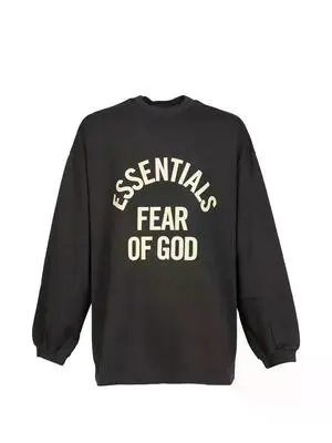 ESSENTIALS Logo-print Long-sleeve T-shirt