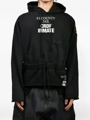 PROTOCOL INDEX Distressed Hybrid Hoodie