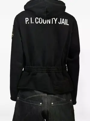 PROTOCOL INDEX Distressed Hybrid Hoodie