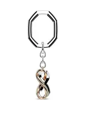 SWAROVSKI Hyperbola Infinity Keyring - Silver