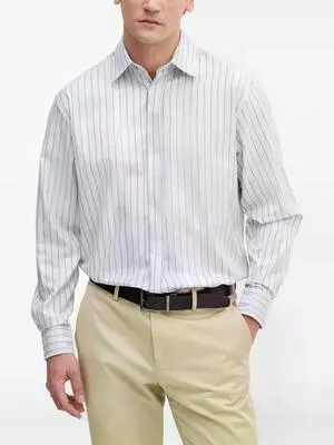 Sisley Vertical-stripe Long-sleeve Shirt