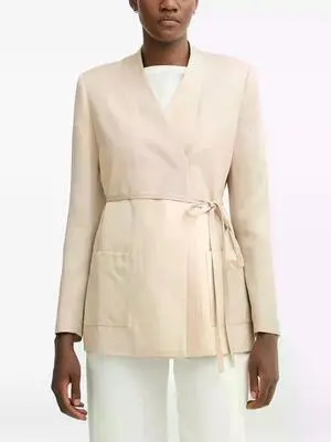 Sisley Belted Wrap Blazer
