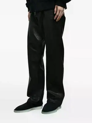 Fear Of God Straight-leg Leather Trousers