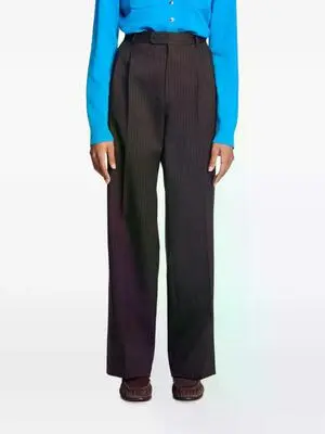 Sandro Pinstriped Straight-leg Trousers