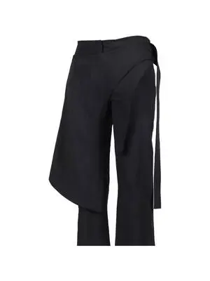 HYEIN SEO Wrap-panel Macramé-belt Trousers