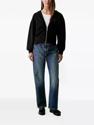 Armani Exchange Sequin-embellished Logo Hoodie