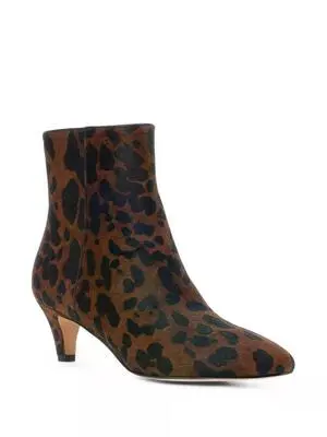 TWINSET Leopard-print Ankle Boots