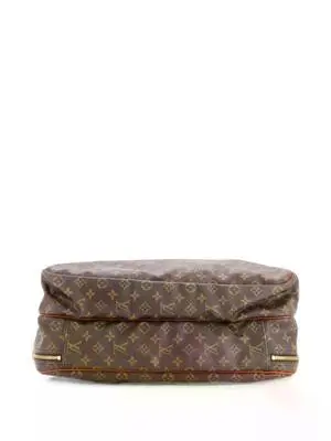 LOUIS VUITTON Alize Bag Monogram Canvas 24 Heures Travel Bag