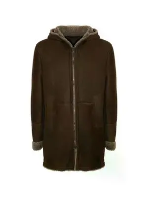 VOLFAGLI FIRENZE Hooded Fur-trimmed Coat