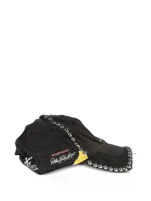 JOSHUA J. Metal Face Crust Cap - Black