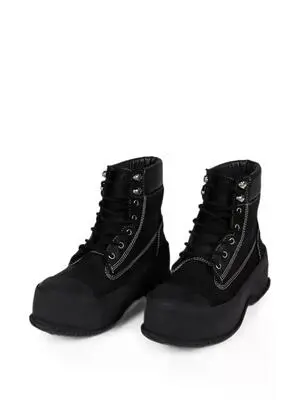 Matthew Williamson Contrast-stitch Lace-up Ankle Boots