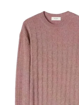 RETORI Check-pattern Cashmere Sweater