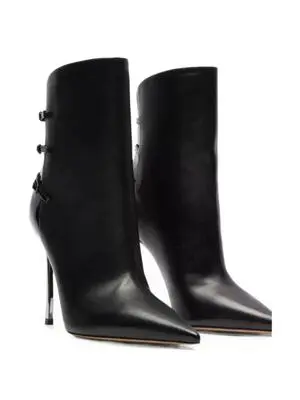Casadei Superblade Leather Ankle Boots