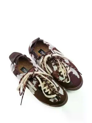 PURAAI Panther Cow-print Sneakers