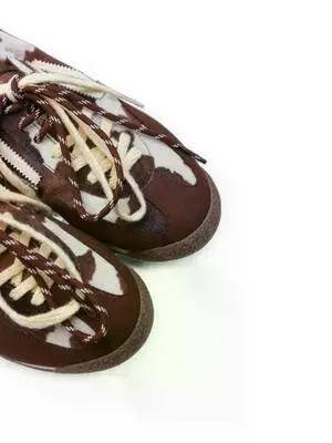 PURAAI Panther Cow-print Sneakers