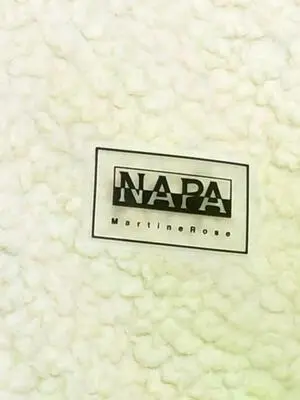 NAPA BY MARTINE ROSE Fleece Zip-up Jacket - White