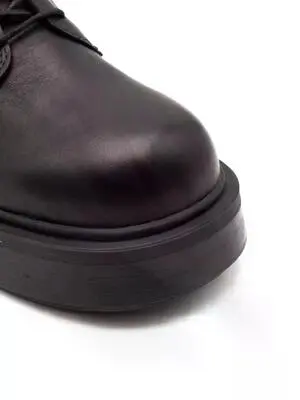 VIC MATIE Lace-up Platform Boots - Black