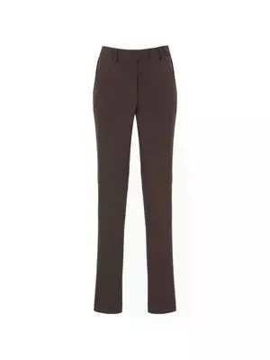 Alberto Biani Straight-leg Tailored Trousers - Brown