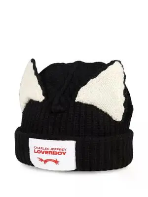 CHARLES JEFFREY Chunky-knit Ears Beanie Hat