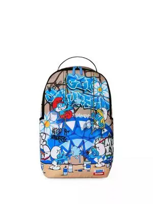 SPRAYGROUND X Smurfs Art Party Backpack - Neutrals