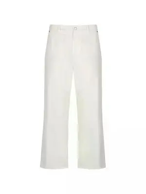 Moschino Logo-patch Jeans - White